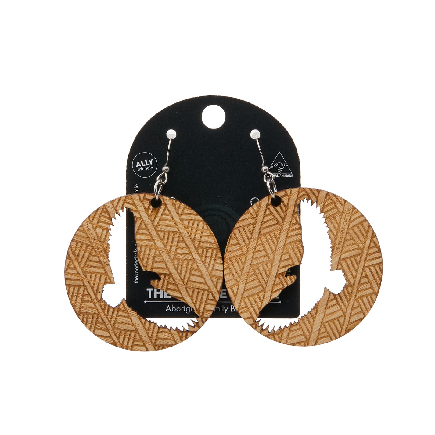Bamboo Bunjil Earrings – The Koorie Circle